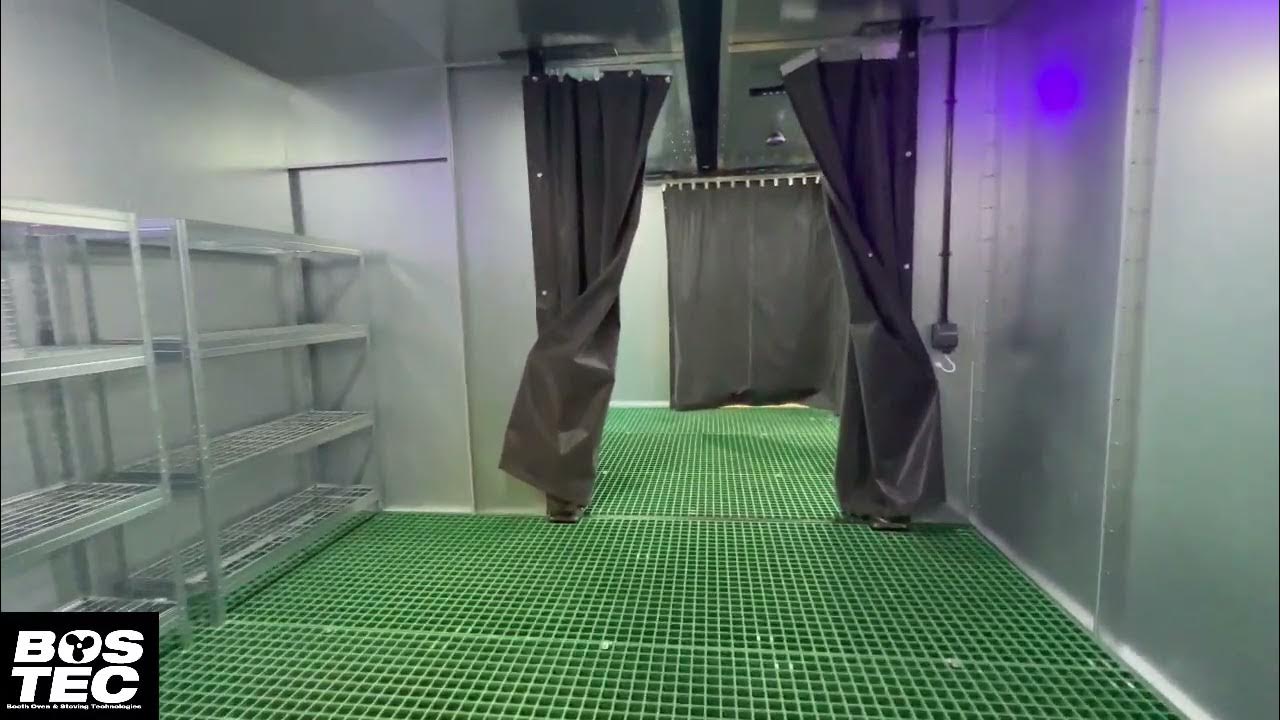 BOSTEC - NDT Plant with Full Bunded Wet Room Floor Area & UV Inspection Zone - YouTube