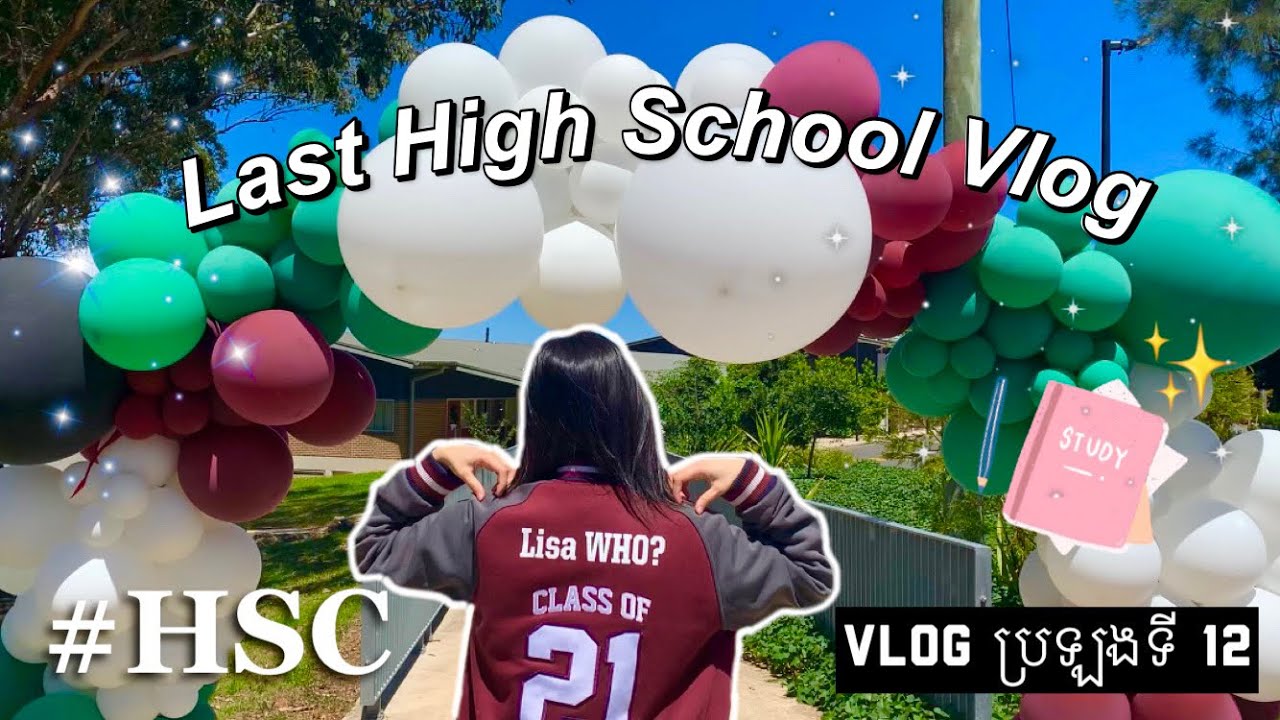 ត្រៀមប្រឡងទី12 ~ A day in the life | Australian High School | Prepping ...