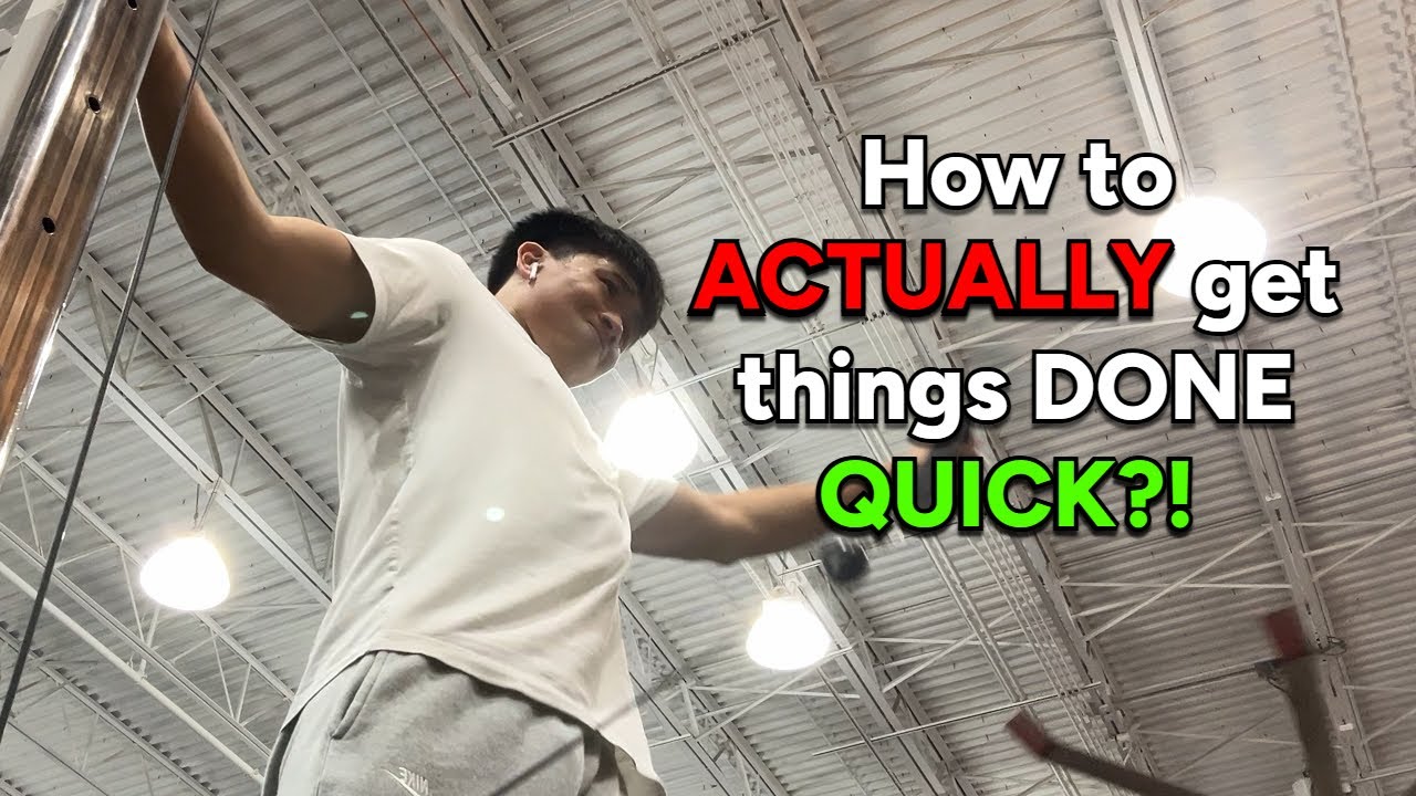 How To ACTUALLY Get Things Done And Feel Accomplished - YouTube