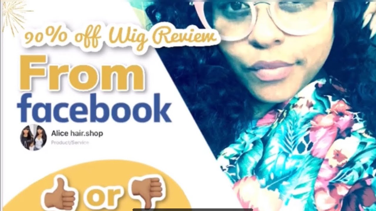 90% Off Wig Review From Facebook Ad (Alice Hair) - YouTube