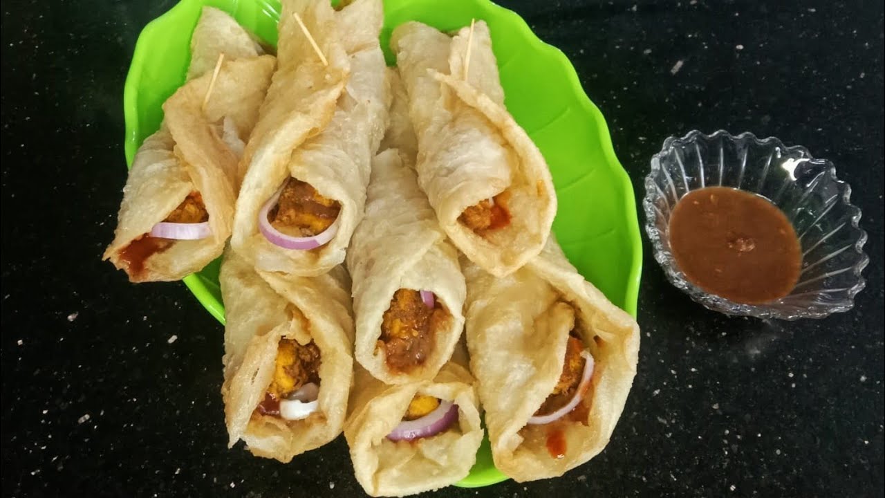 Chicken behari paratha roll recipe/ how to make Chicken behari paratha roll recipe #cookingvideo ...