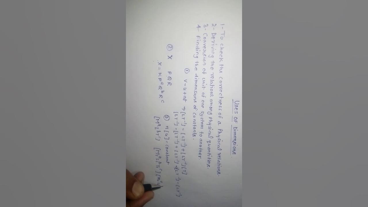 Uses Of Dimensional Analysis YouTube uses-of-dimensional-analysis-youtube
