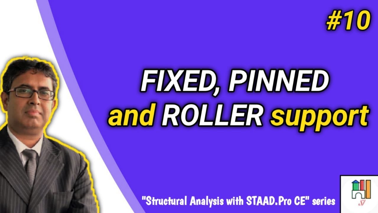 #10 FIXED, PINNED & ROLLER SUPPORT - YouTube