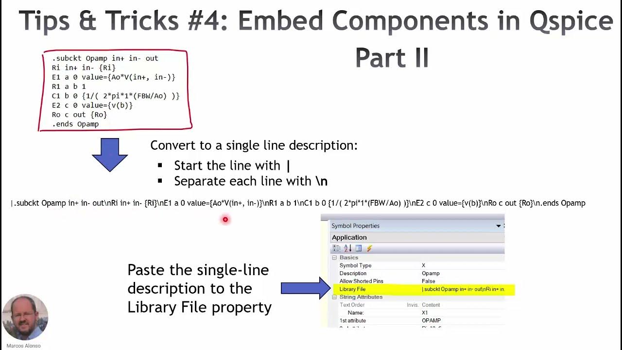 TT #4: How to Embed Components in Qspice (II) - YouTube