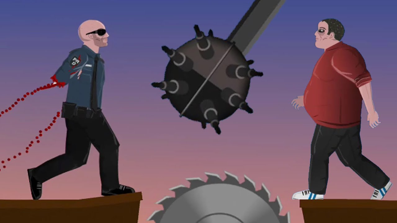 short life - fat man vs police guy - who die - YouTube