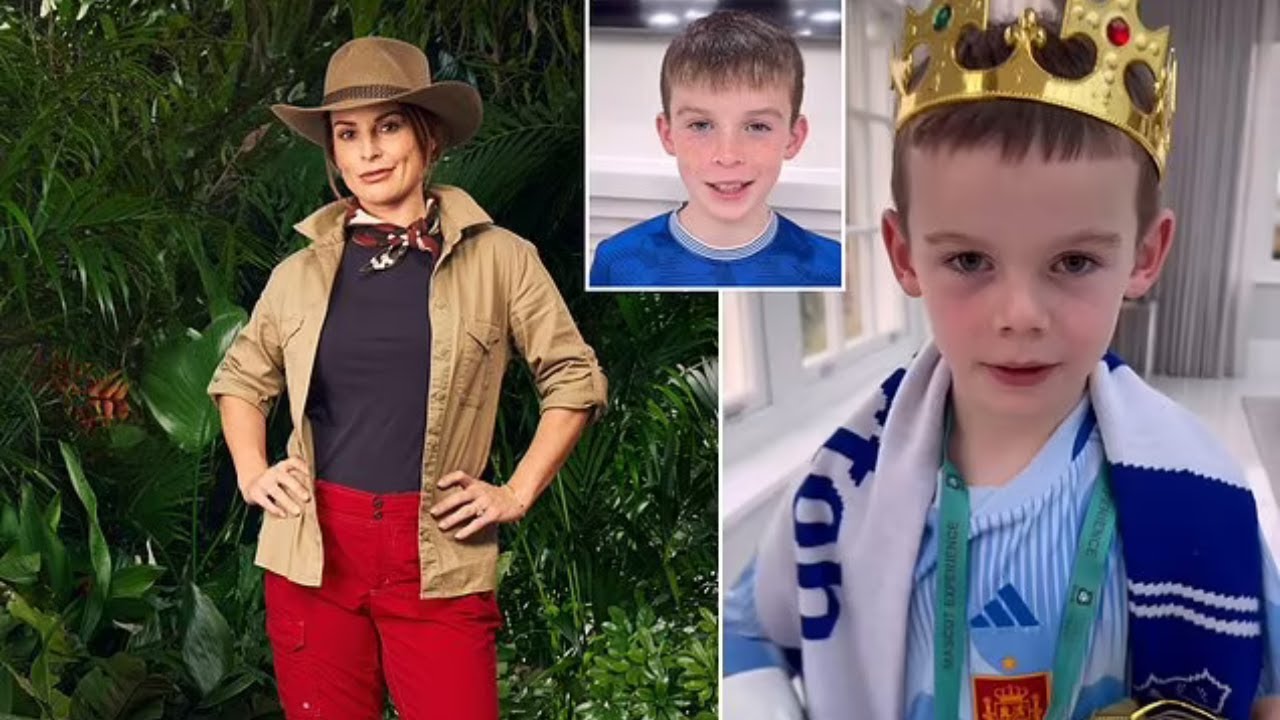 Coleen Rooney’s Sons Cheer Her On Ahead of I’m A Celeb! - YouTube