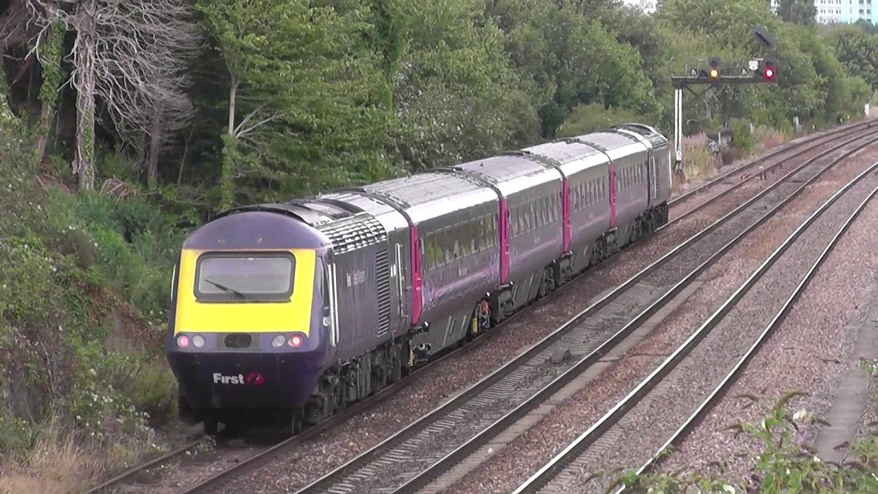 Mini HST 43153 + 4 Coaches + 43040, 5E23 @ Parson St, Bristol 17-08-18 ...