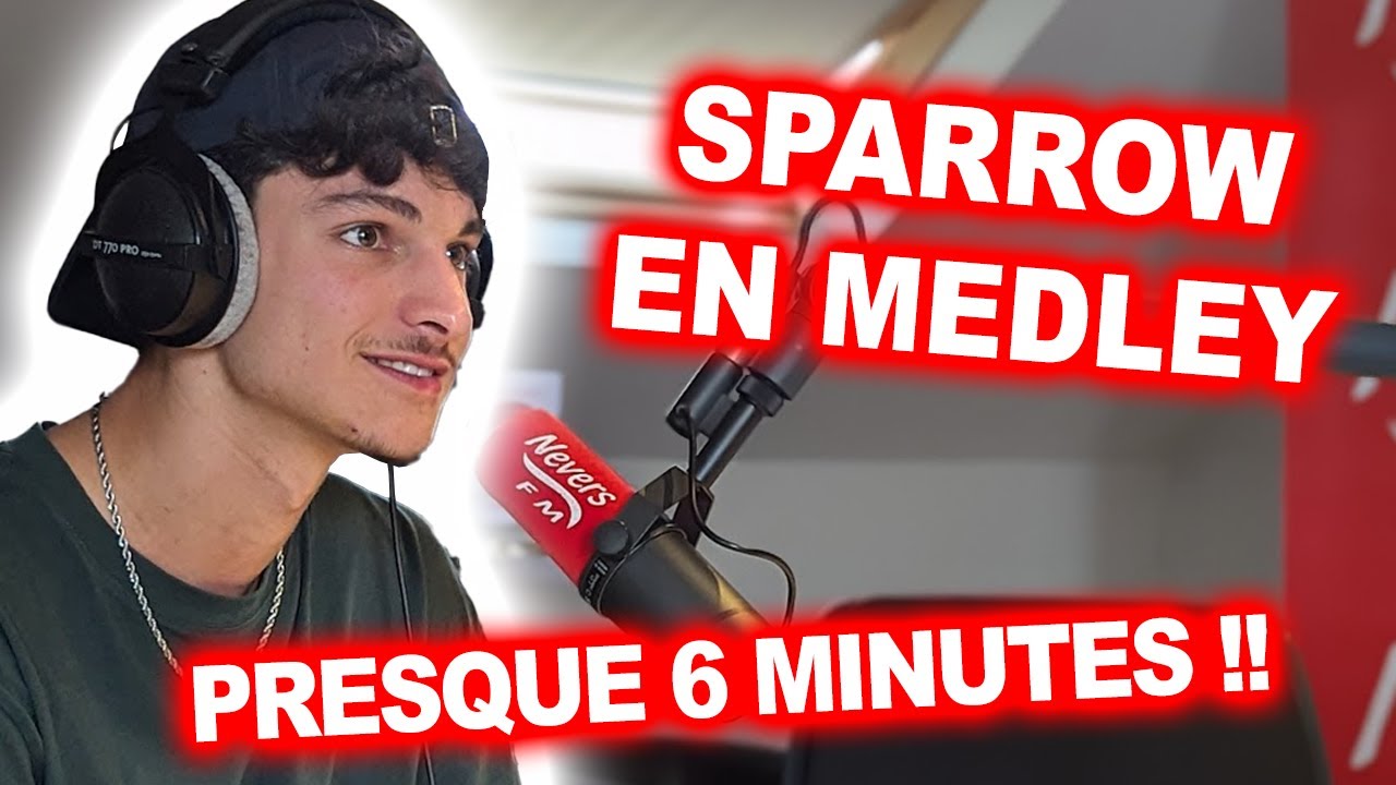 SPARROW EN MEDLEY - 6 MINUTES DE RAP EN DIRECT ! - YouTube