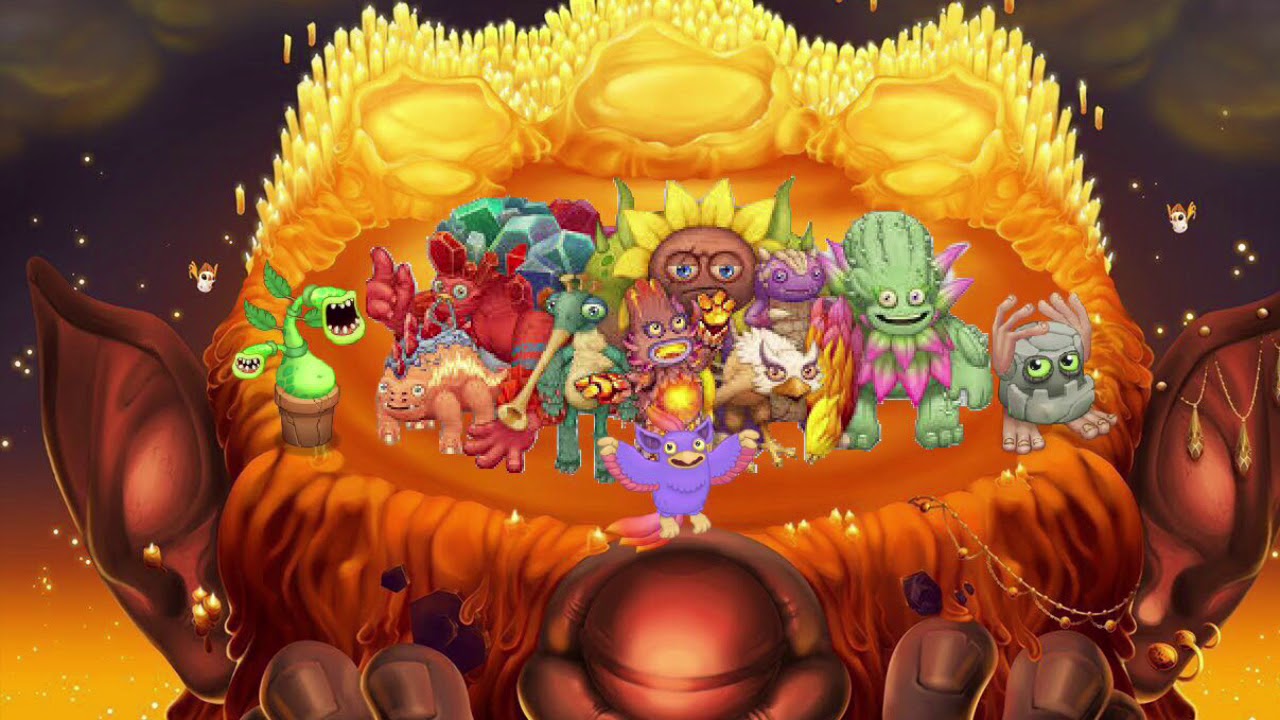 My singing monsters Fire Haven island full song - YouTube