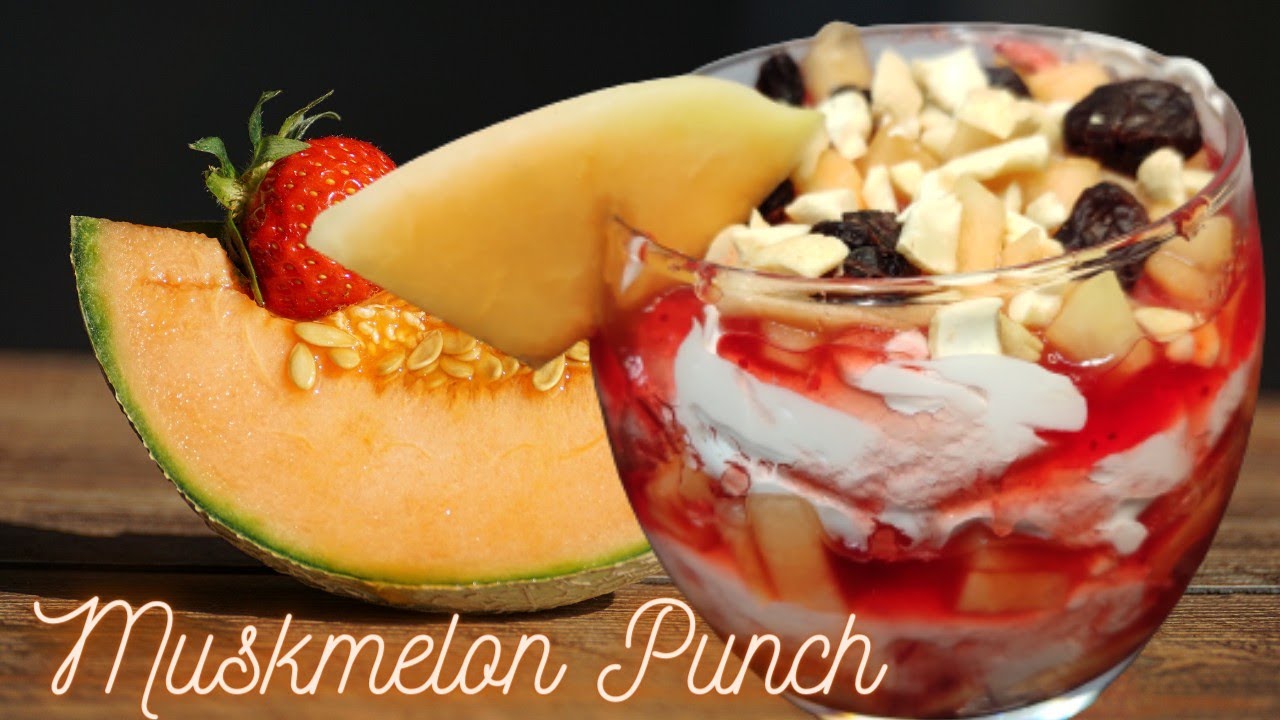 Musk Melon Punch | Musk Melon Sundae | Musk Melon recipe - YouTube