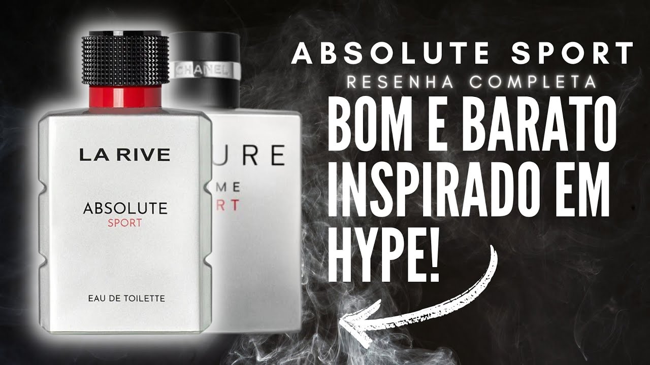 Absolute Sport - La Rive/BOM/BARATO/Inspirado em HYPE Chanel/Assinatura ...