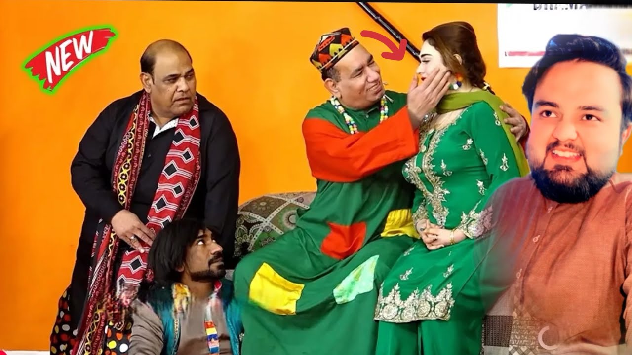 Nasir chinyoti and Agha Majid | Nadeem Chitta New Stage Darma 2025||Eid ...