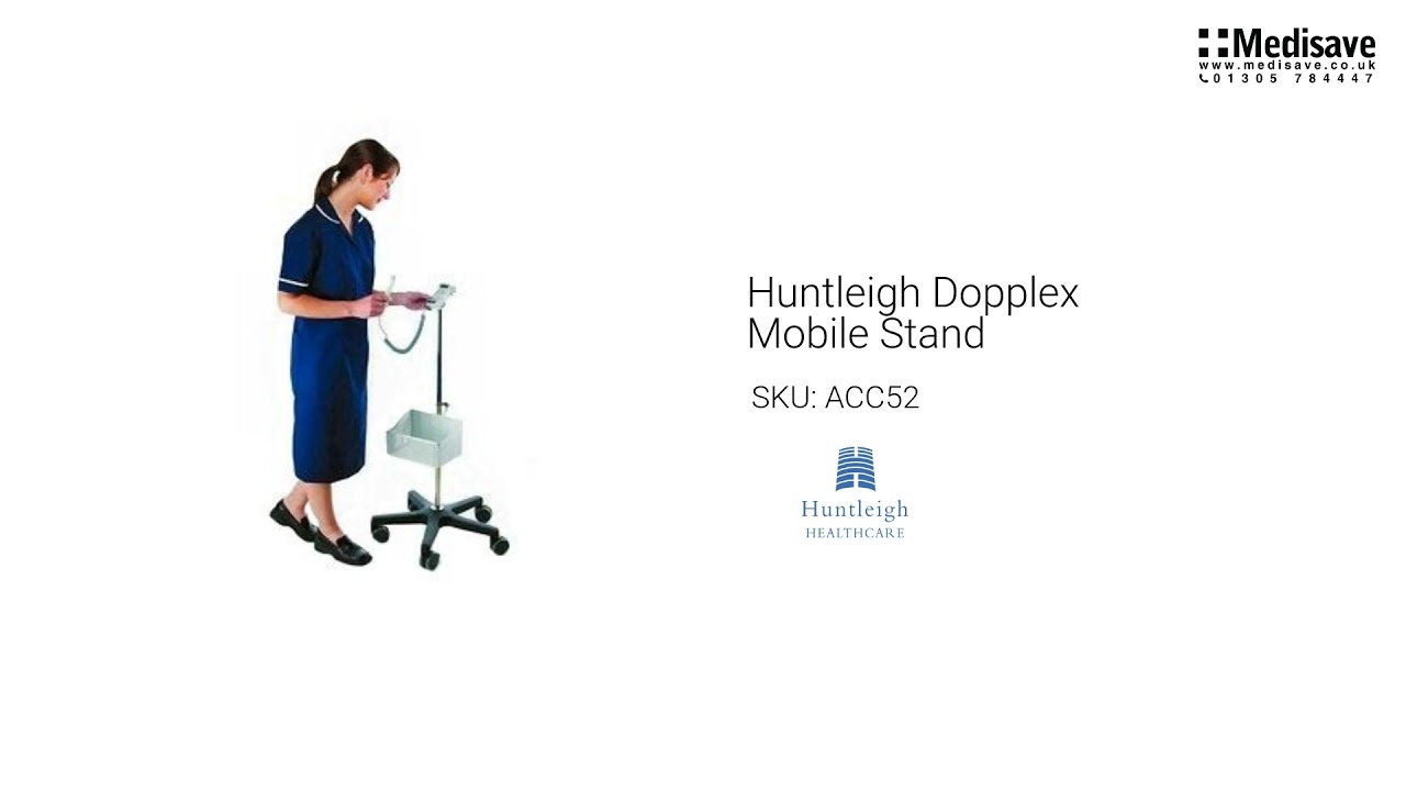 Huntleigh Dopplex Mobile Stand ACC52 - YouTube