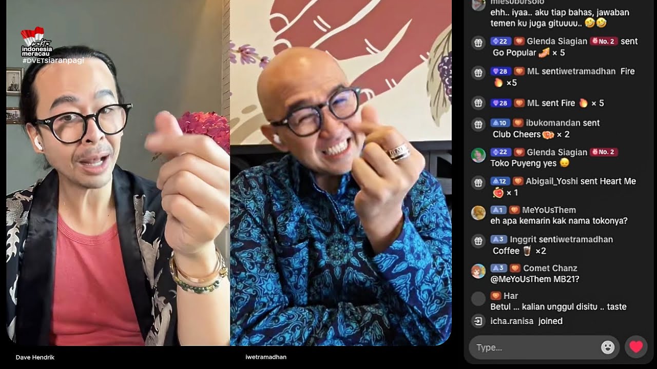 Senin Pagi With Gita Wirjawan, Tom Lembong, Rocky Gerung, Dave and Iwet ...