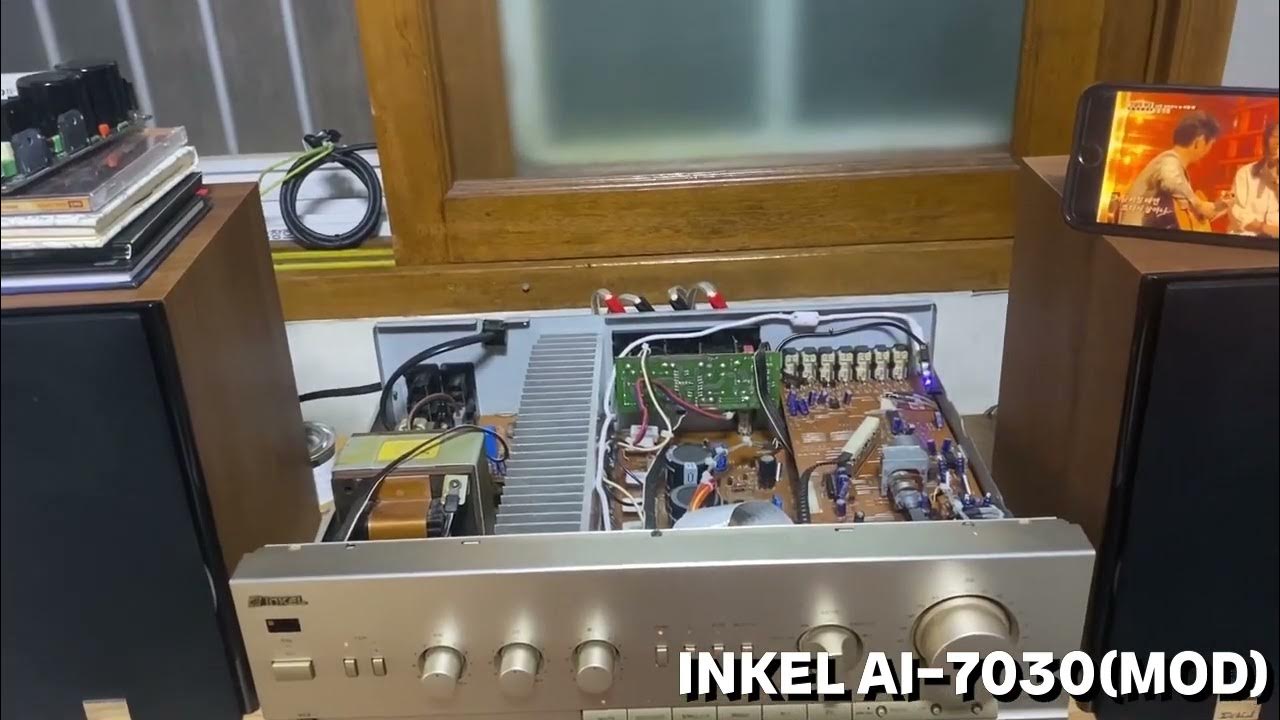 인켈 AI-7030G 리캡한 소리(비오는날) / Sherwood AX-7030(Mod) Sound - YouTube