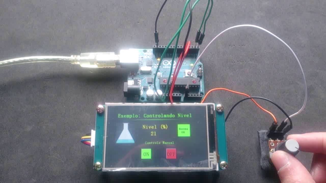 IHM Nextion Arduino - YouTube