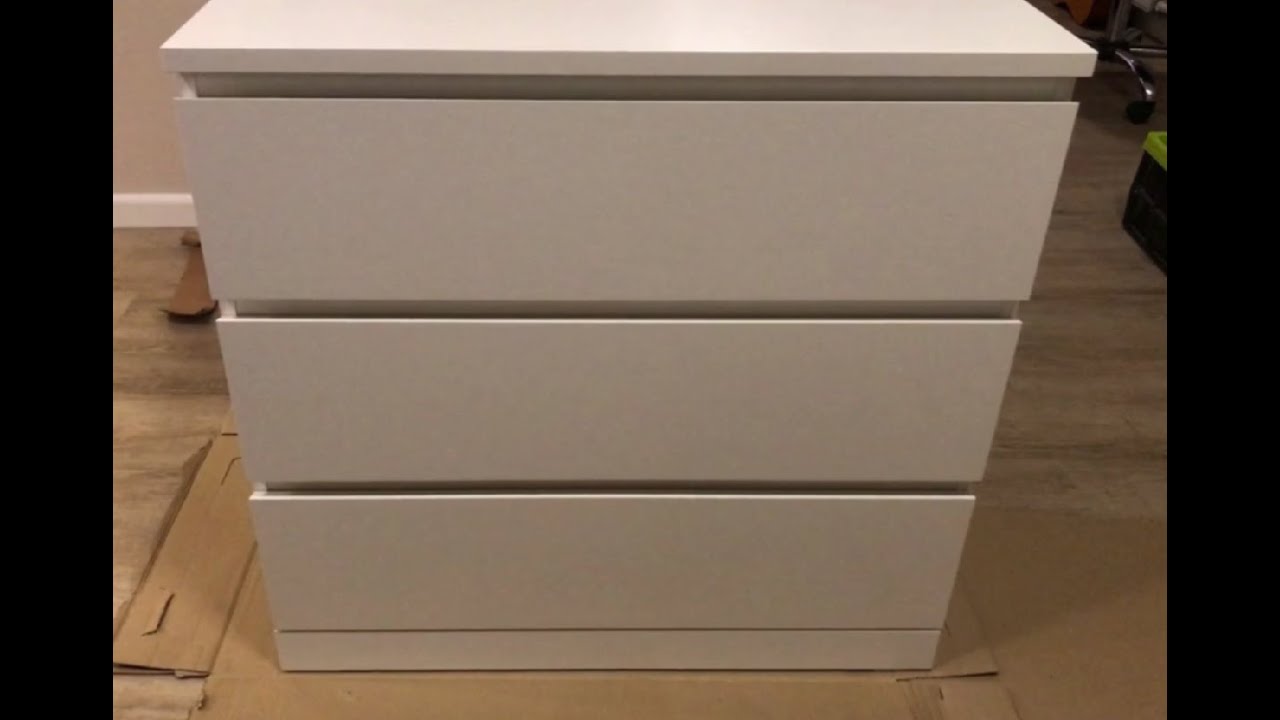 Ikea Malm construction - YouTube
