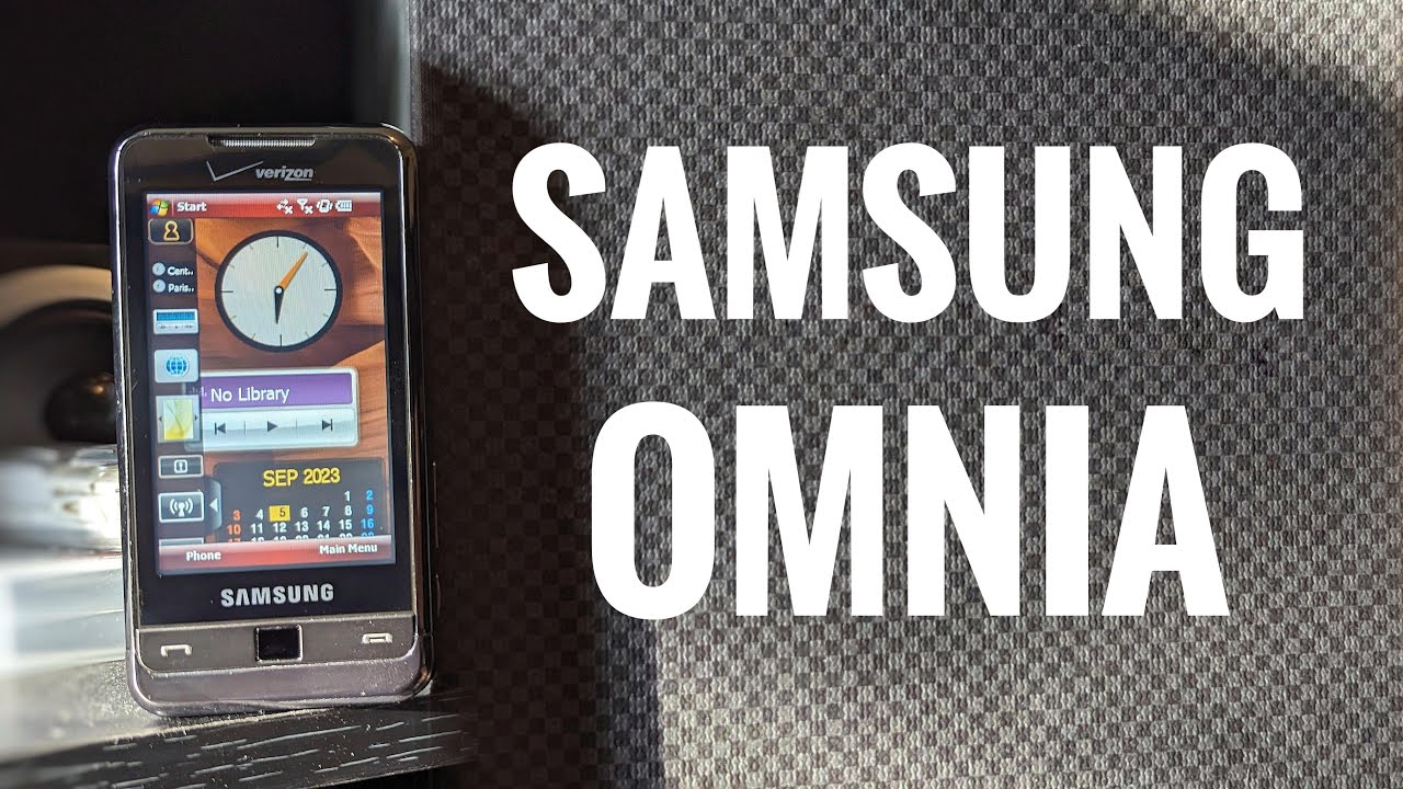 Reviewing the Samsung Omnia i910 - YouTube