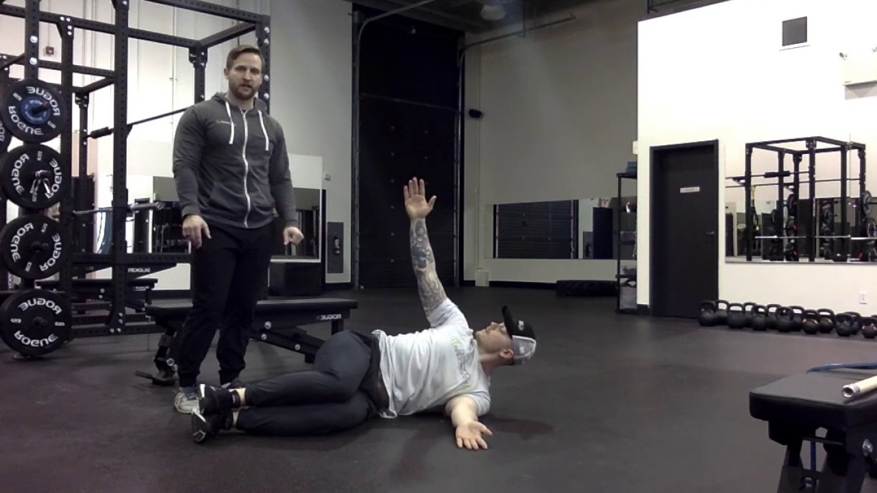 Side-lying T-Spine Rotation - YouTube