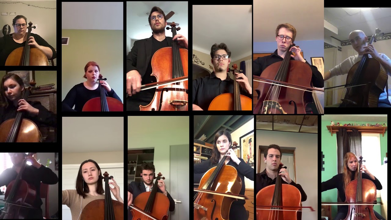 Serenade for four cellos | Golterman - YouTube
