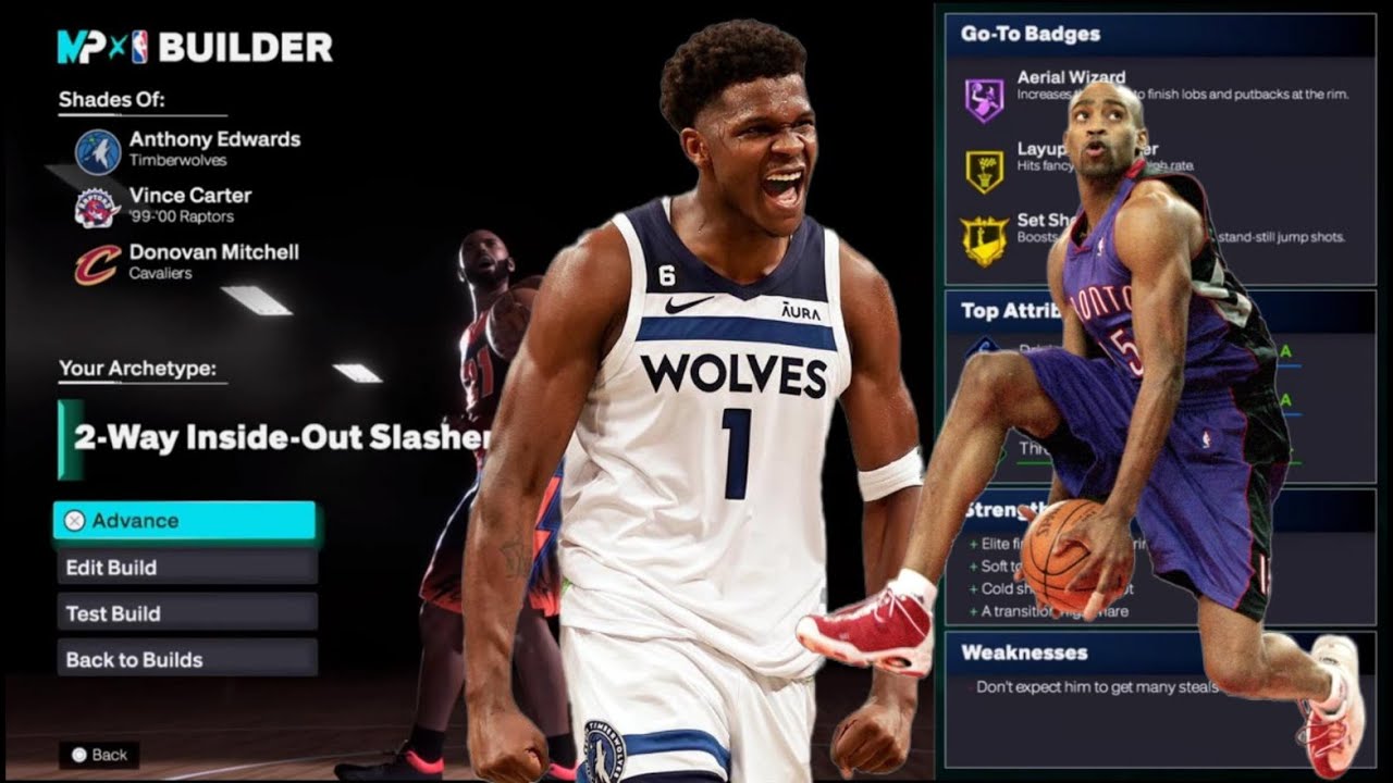 NBA 2K26 INSANE 2 Way Slasher Build with Anthony Edwards Style - YouTube