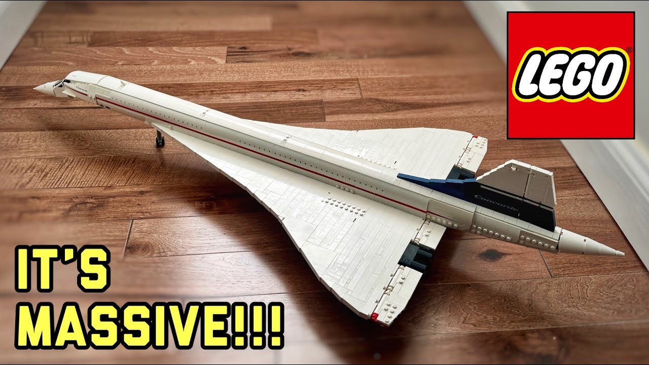 Lego Concorde Jet - Time Lapse Build & Quick Review - YouTube