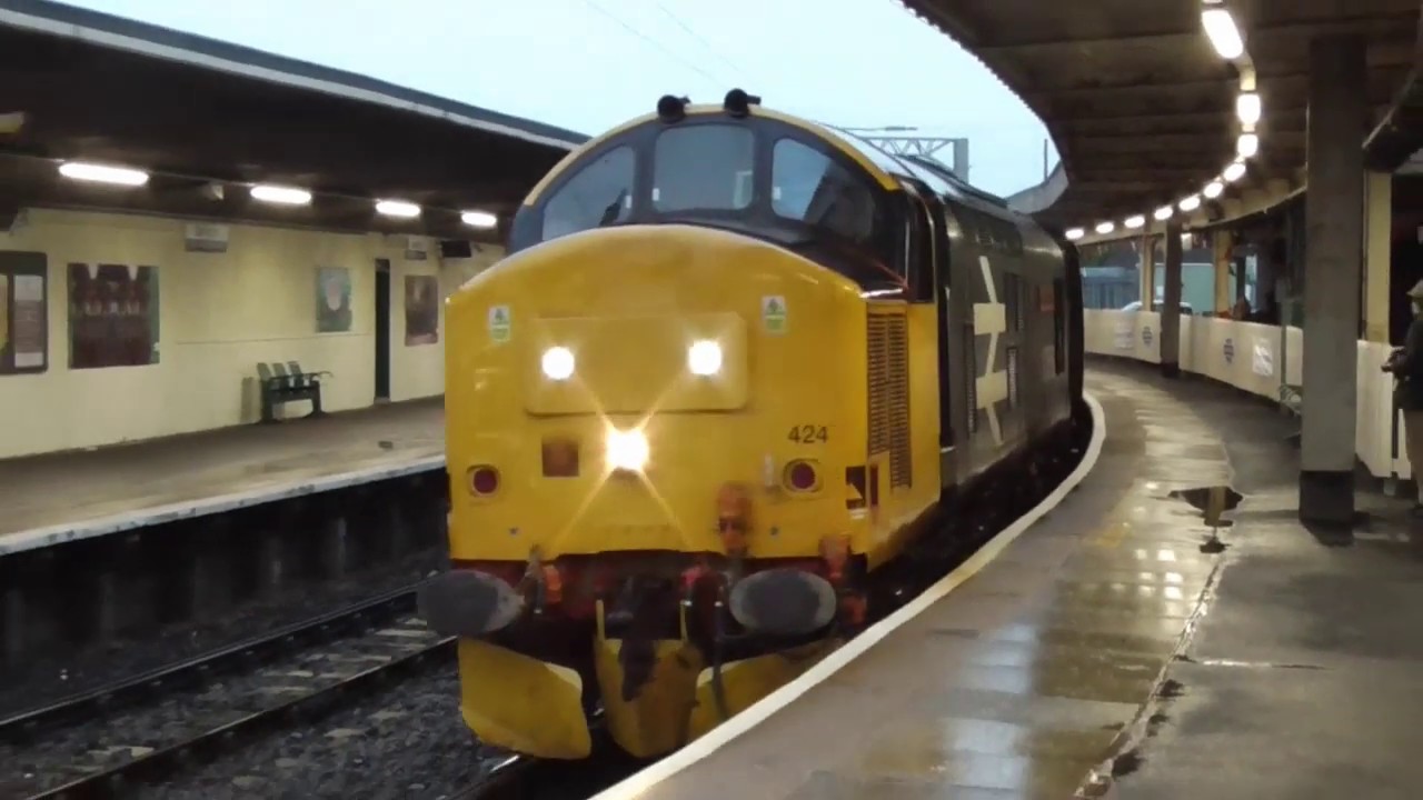 37424/37423 1Q83 Blackpool North - Derby RTC Test Train, 28th February ...