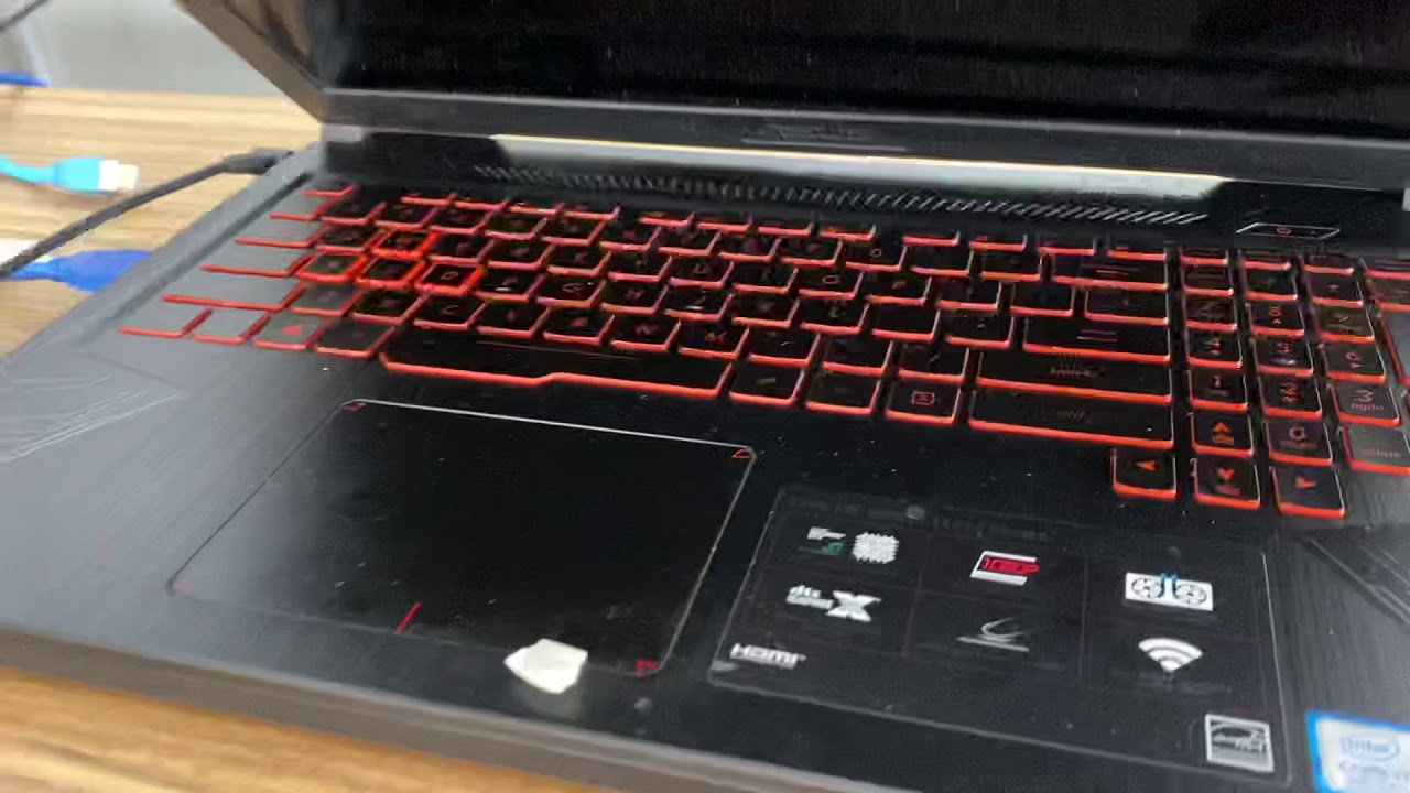 tutorial buka laptop - YouTube