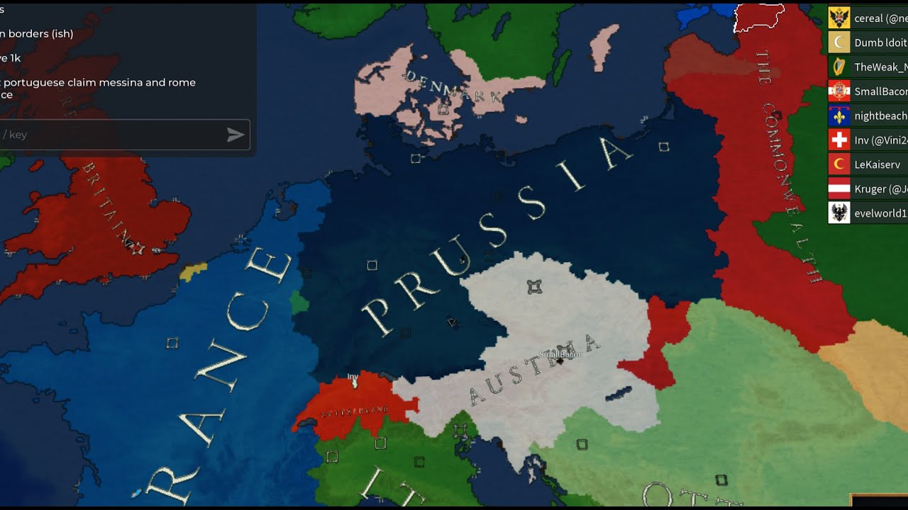 Forming Germany as Brandenburg? Roblox Universalis Remastered - YouTube