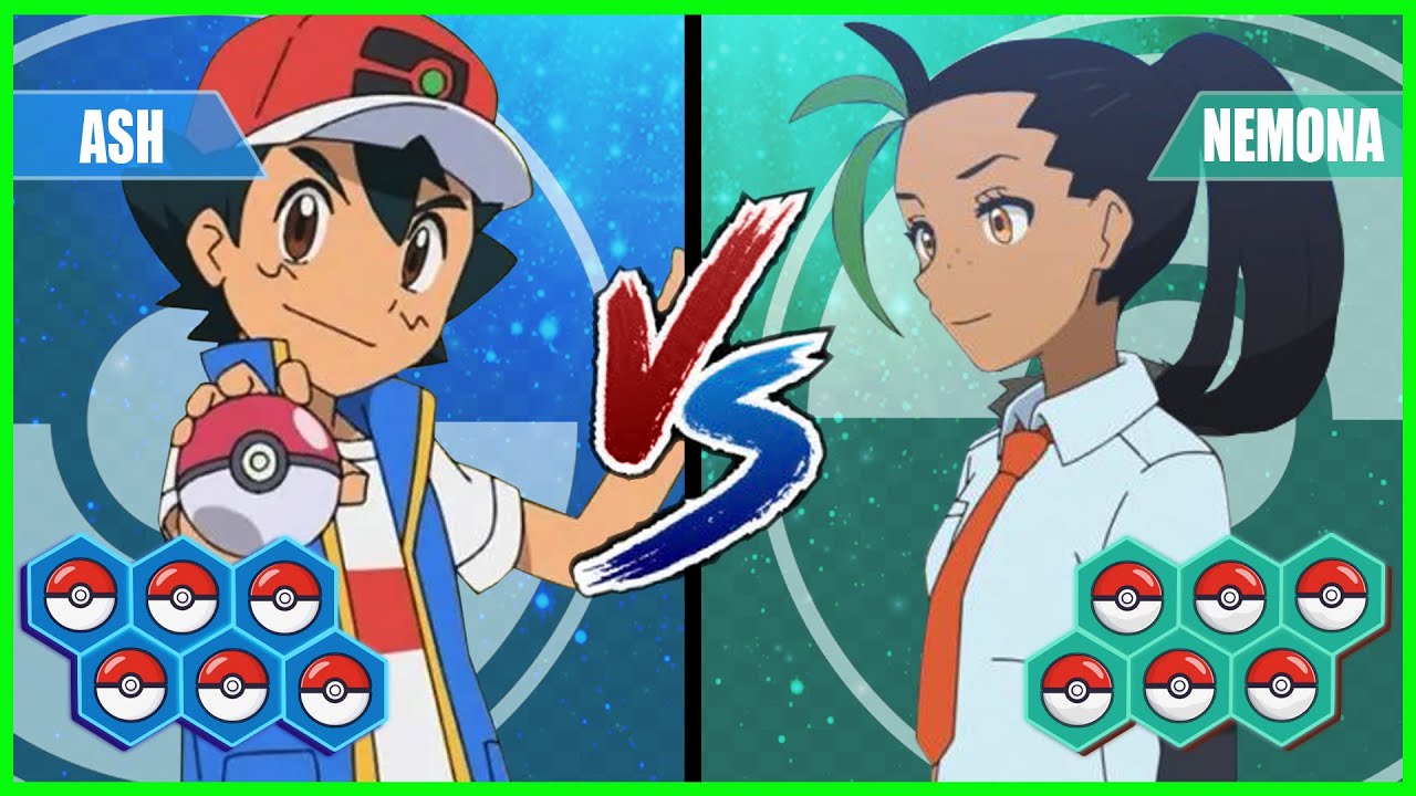 Pokemon Battle Pedia Ash Vs Nemona Youtube