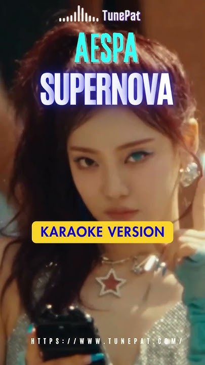 aespa - Supernova (Romanized Lyrics) - Karaoke Version #aespa#karina#ningning#winter#giselle# ...
