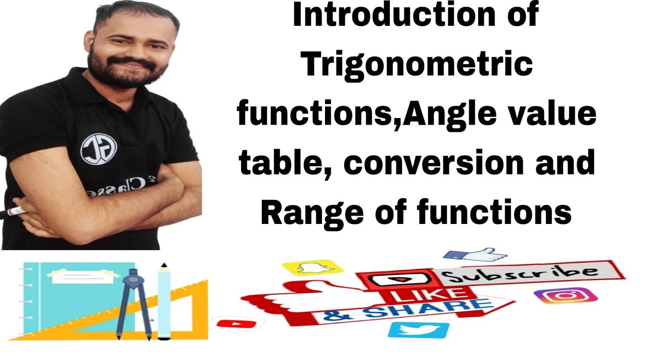 Introduction of Trigonometric function,|| Angle value table ...