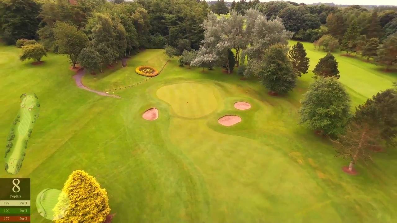 Massereene Golf Club 8th Hole Fly Over - YouTube