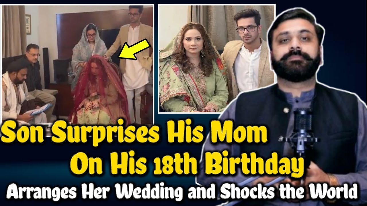 Son Surprises His Mom On His 18th Birthday Arranges Her Wedding And 5439