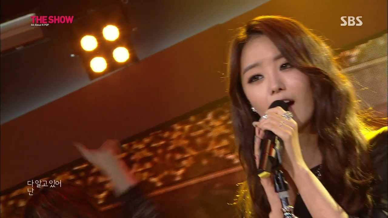 131029 Song Jieun The Show Youtube
