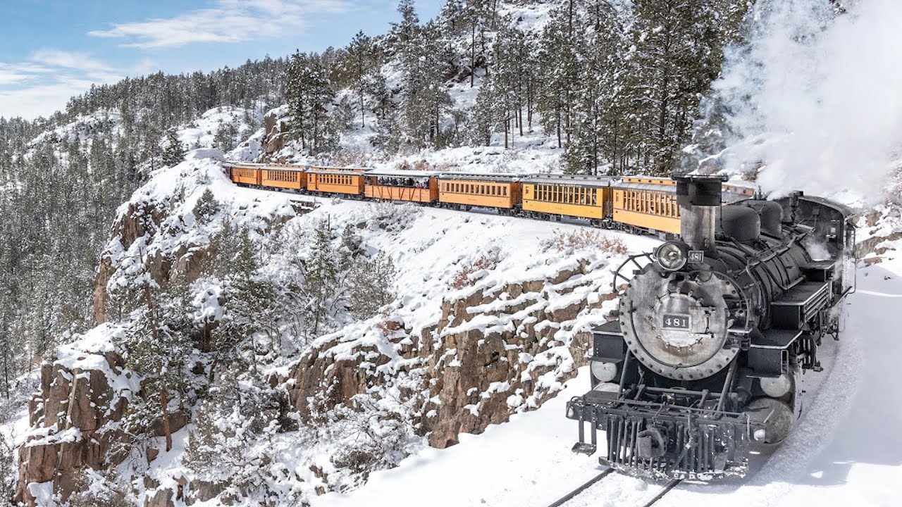 Hop Aboard the Most Magical Winter Train Rides in America - YouTube
