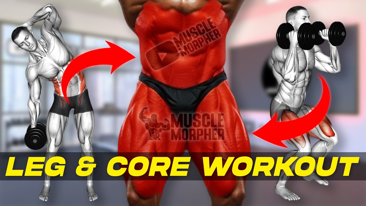 Brutal Leg Day Workout | Build Big Quads, Hamstrings & Glutes (Complete ...