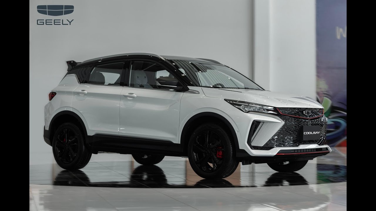 GELLY COOLRAY 2024 white color walk around - YouTube