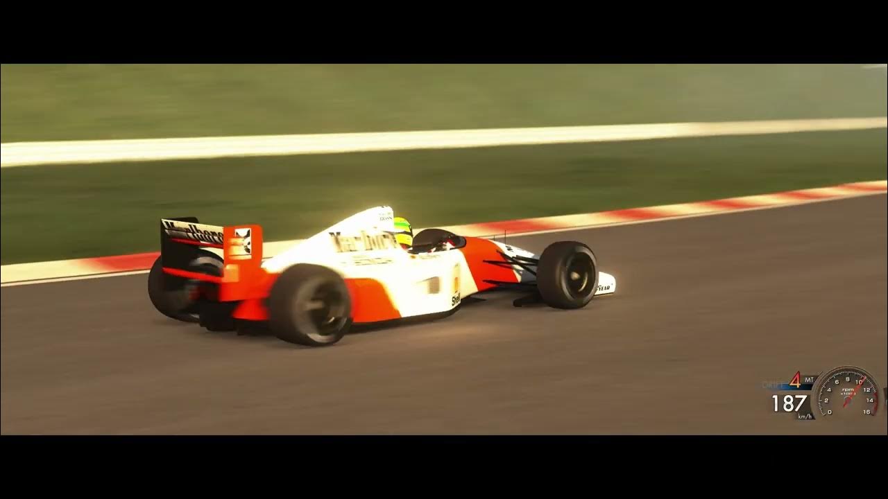 AYRTON SENNA SUZUKA 1992 CRAZY HOT LAP with fog by Assetto Corsa - YouTube
