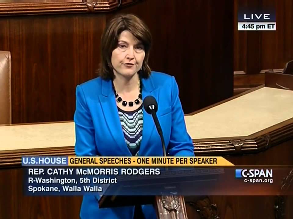 Rep. McMorris Rodgers Honoring Sgt. Jacob M. Hess on the House Floor ...