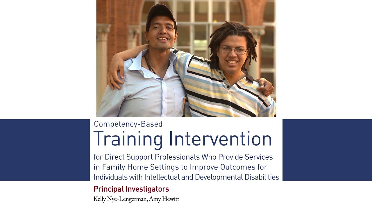 Competency-Based Training Intervention for Direct Support Professionals ...