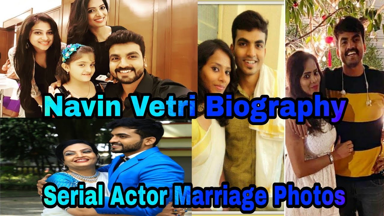 Navin Vetri Serial Actor Family Photos | Marriage Photos With Soumya ...