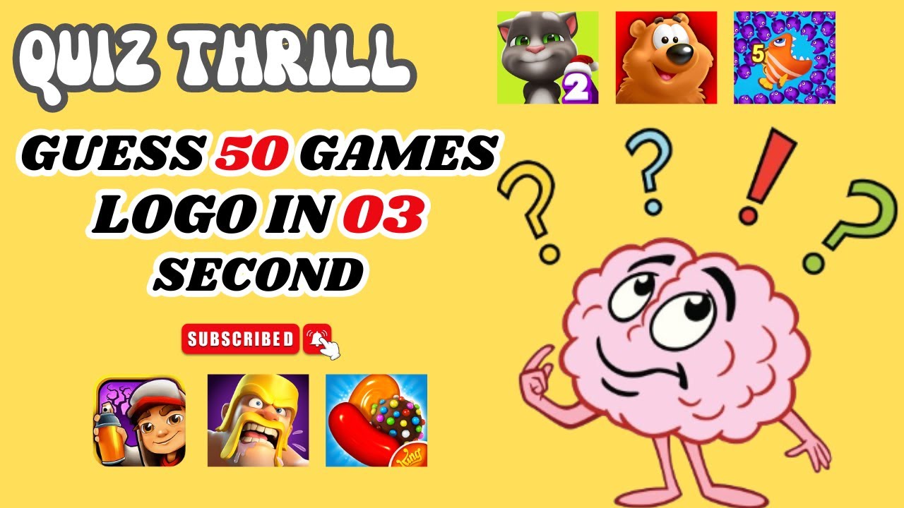 Game Logo Speed Challenge Guess 50 Apps in 3 Seconds! 🎮🕹️ Test Your ...