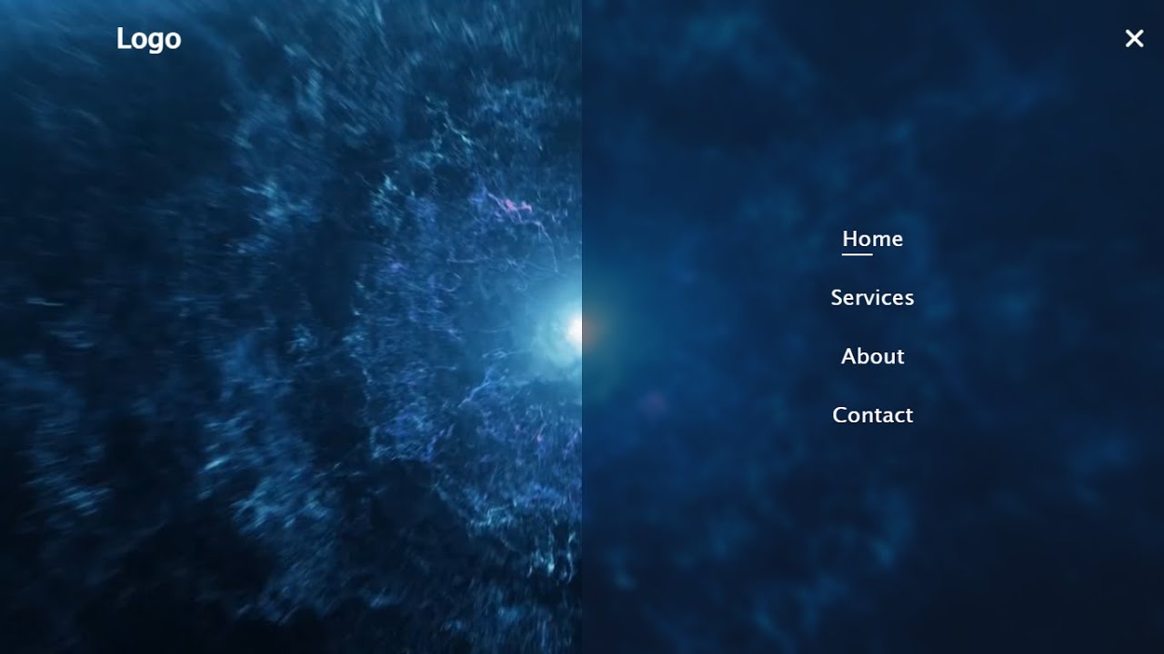 Responsive Navbar With Glass Effect Using Html And Css Youtube 6361