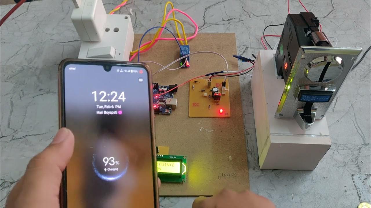 Coine Based Mobile Charging Using Arduino Youtube