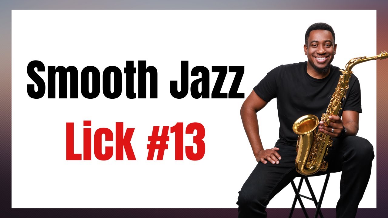 Smooth Jazz Saxophone Lick #13 - Grover Washington Jr. Lick - YouTube