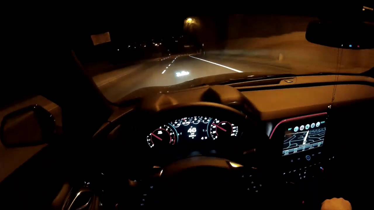 2016 Chevrolet Camaro SS POV at night - YouTube