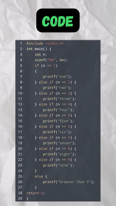 Hackerrank Conditional Statement In C Hackerrank Codejive Shorts Youtube