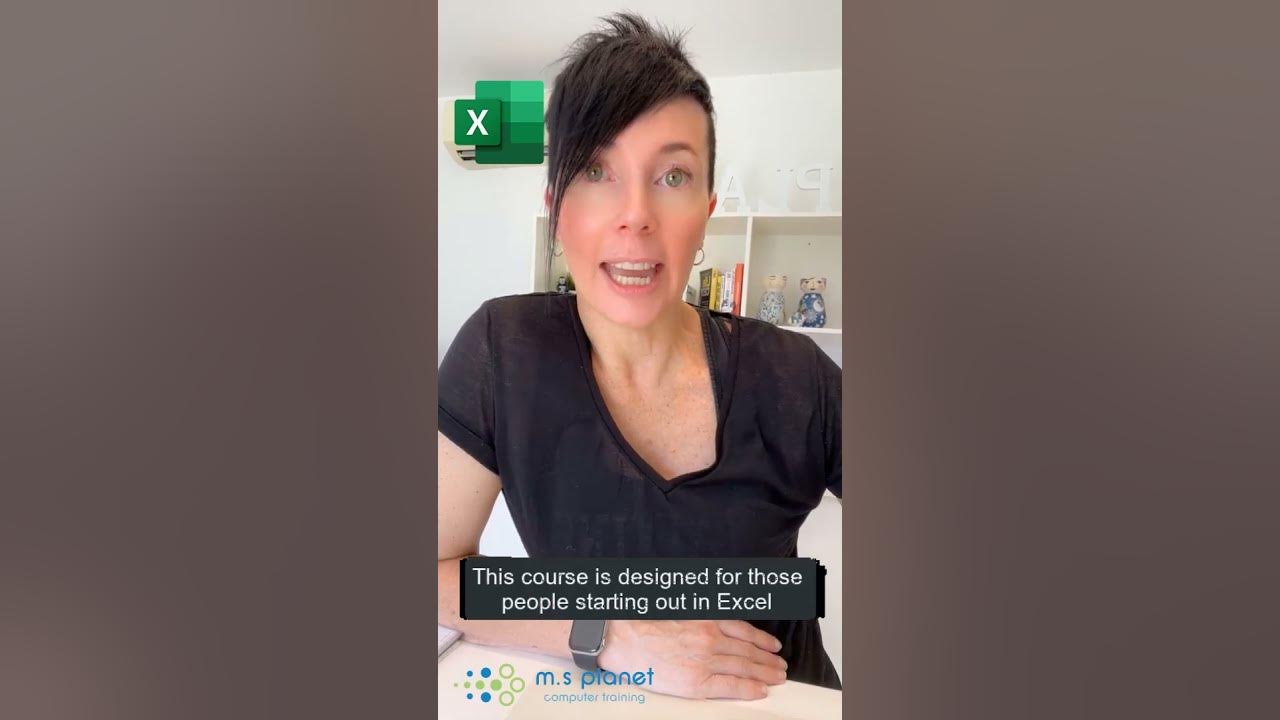 Beginner Microsoft Excel Training - M.S Planet Computer Training - YouTube