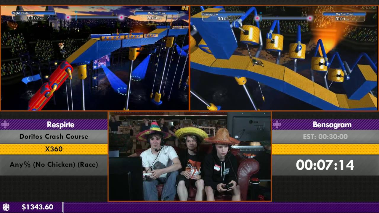 #ESA16 - Doritos Crash Course (Any% (No Chicken) (Race)) by Respirte ...